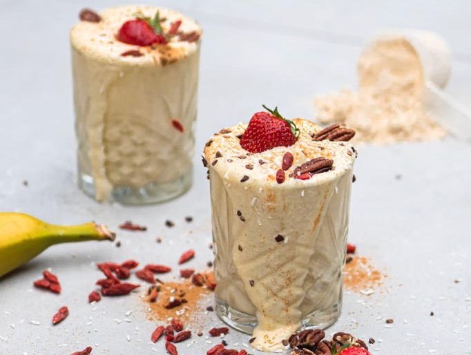 Homemade protein ice cream - With protein from Ekopura