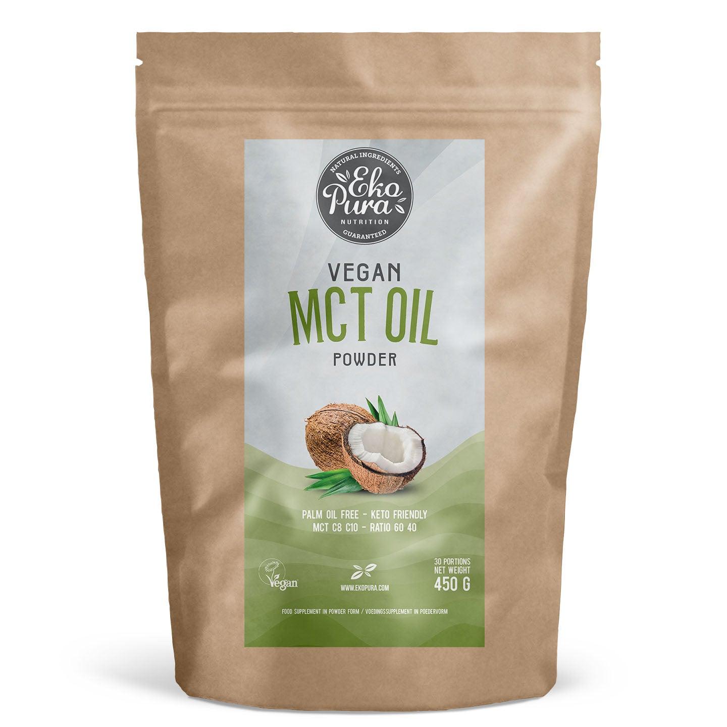 MCT Oil Powder - Pure C8 / C10 MCT Oil - Coconut, Vegan, 450g