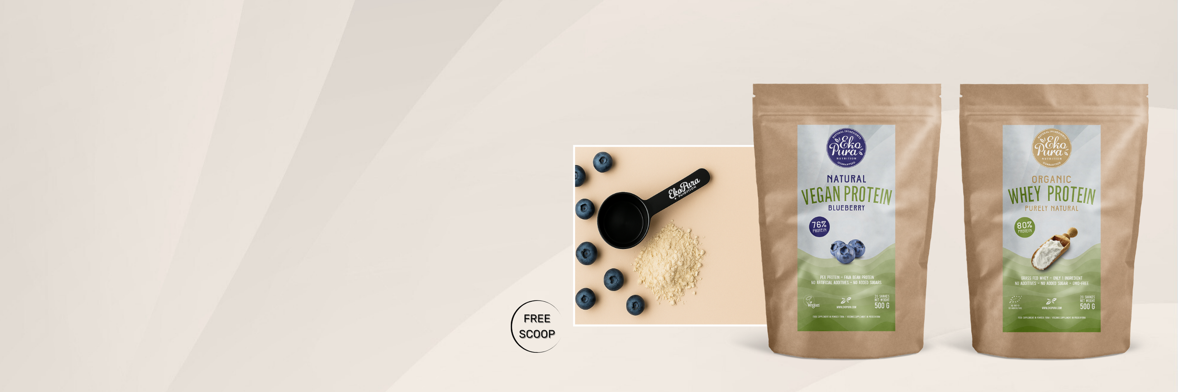 Ekopura Nutrition - Sustainable food supplements, Vegan, Organic